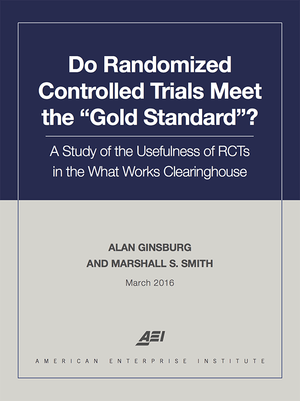 Do Randomized Controlled Trials Meet The ‘gold Standard Carnegie Foundation For The